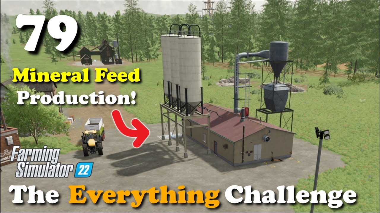 MINERAL FEED PRODUCTION! - Everything Challenge #79 - FS22 + Premium ...