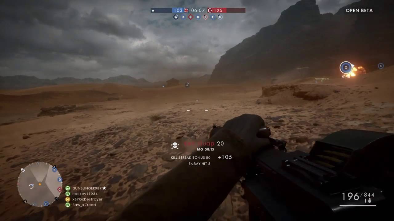 Battlefield 1 MG 08/15 Sentry Pickup Gameplay - xSYGxDestroyer - YouTube