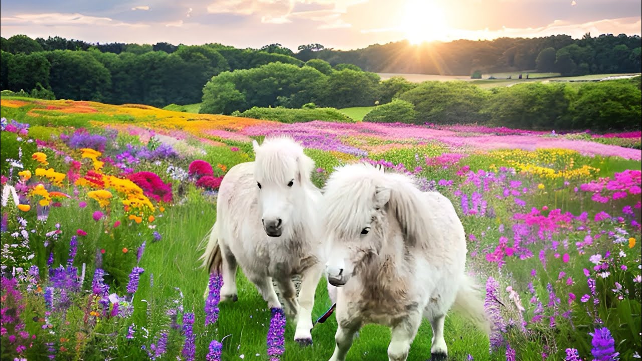 The Cutest Mini Shetland Stallion Plays Elusive Game. #shetlandpony ...