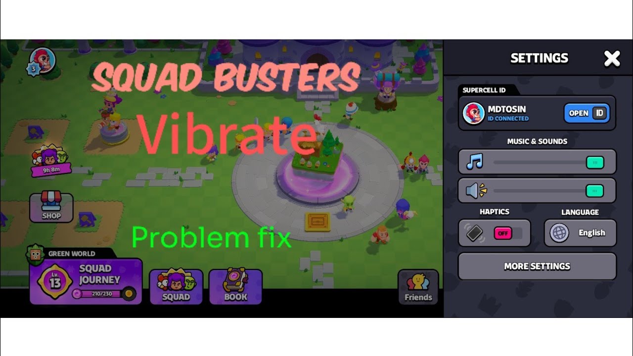 How to solve | Squad busters Vibrate fix | #Squad busters #viral - YouTube