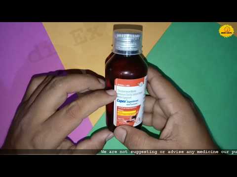 Capex expectorant - Composition, Uses, Side effect, Dose