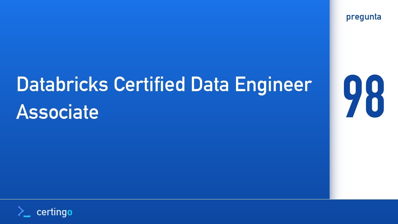 Certingo | Databricks Certified Data Engineer Associate (DE-Associate ...
