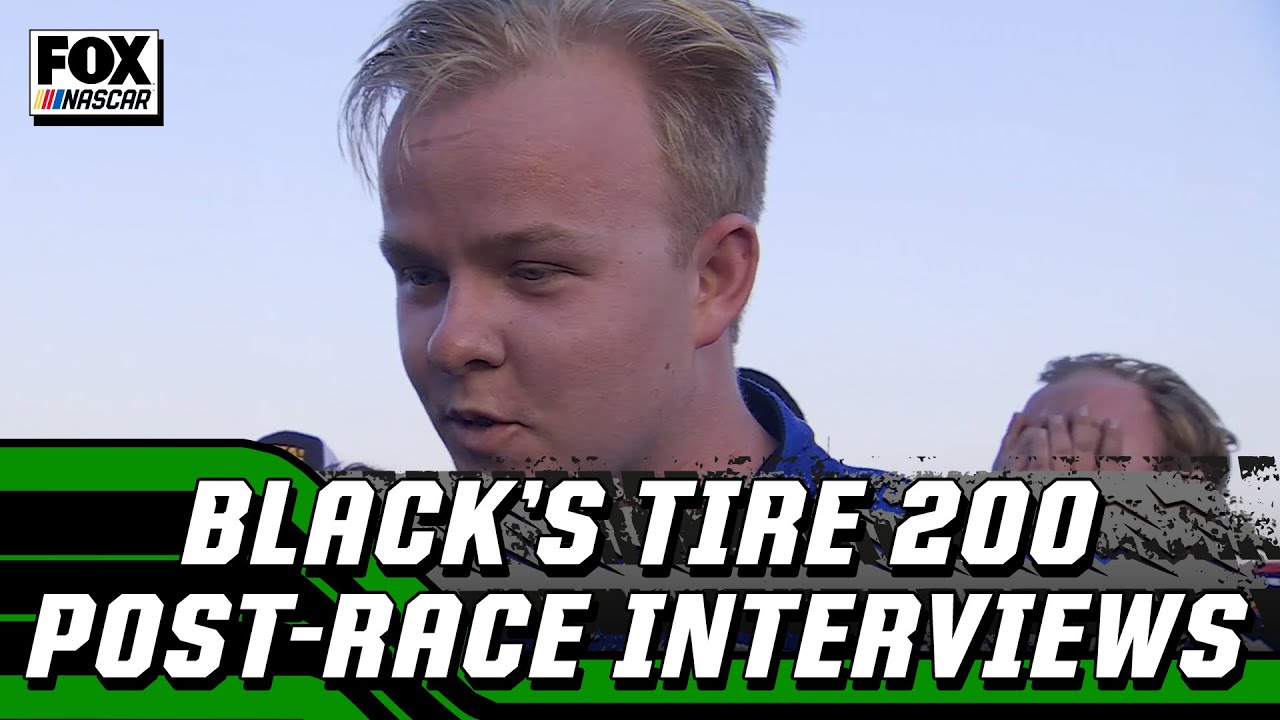 Black’s Tire 200: Tyler Ankrum & Corey Heim post-race interviews ...