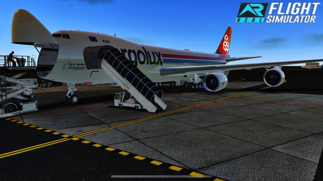 RFS - Real Flight Simulator Pro-Hong Kong a Anchorage||VueloCargo|B747 ...