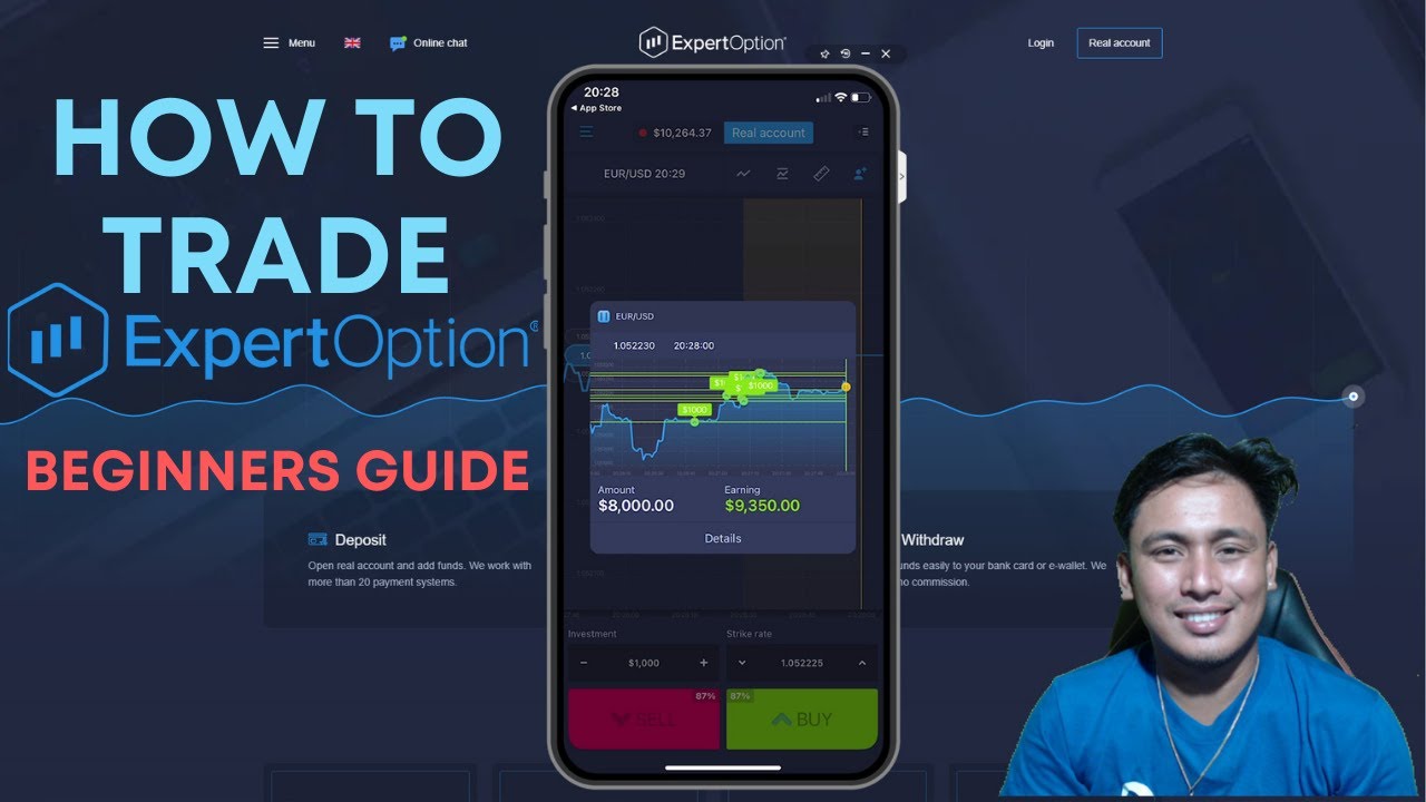 How to Trade Expert Option on Mobile Phone? Beginners Guide - YouTube