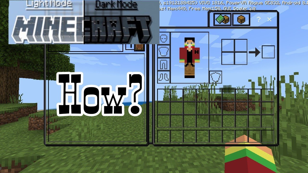 Transparent Ui | Minecraft PE addon🧐 - YouTube