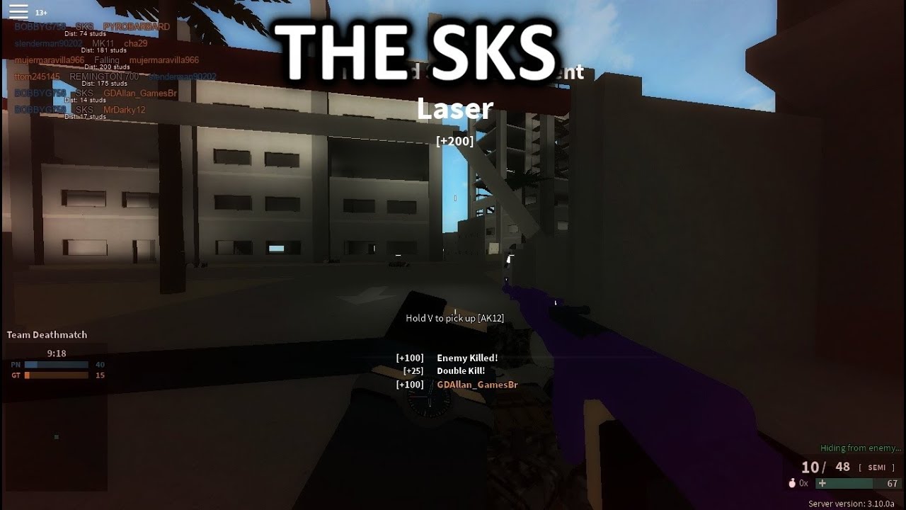 THE SKS | Phantom Forces | ROBLOX - YouTube
