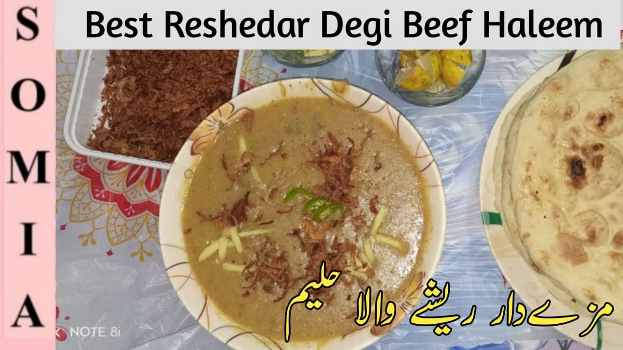 Best Reshedar Degi Beef Haleem/Daleem Recipe || Cooking With Somia ...