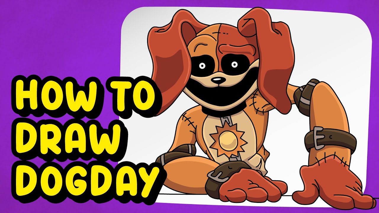 HOW TO DRAW DOGDAY (Poppy Play Time Chapter 3) - Drawing Tutorial #025 ...