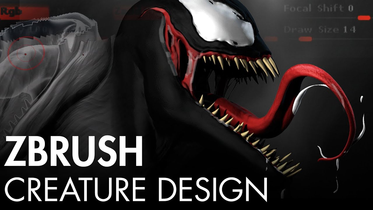 ZBrush Creature Sculpting - PREVIEW - YouTube