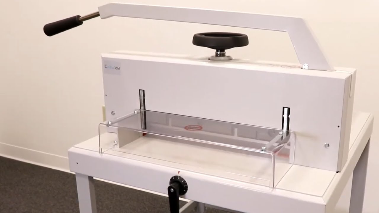 Cut-True 15M and 16M Manual Paper Cutters - YouTube