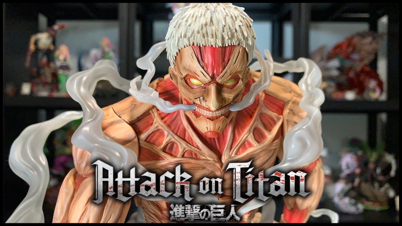 Armored Titan | Attack on Titan Statue Unboxing by Giant Studio! - YouTube