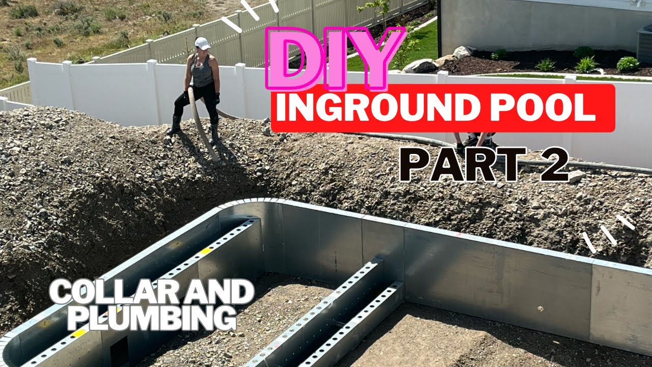 DIY Inground Pool Build - PART 2 - Vinyl Pool Build - YouTube
