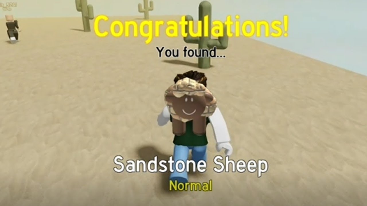 Find the Sheep - Where to Find the Sandstone Sheep (Roblox) - YouTube