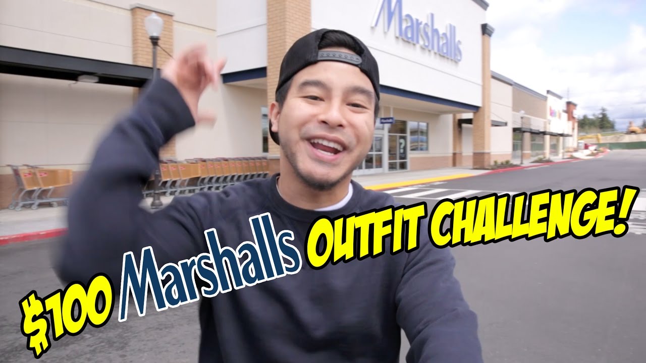 THE $100 MARSHALLS OUTFIT CHALLENGE! DID WE FIND YEEZYS? - YouTube