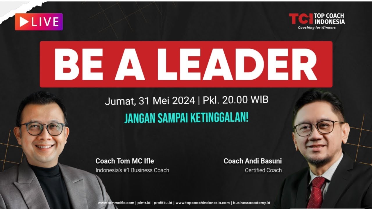 Cara Menjadi Leader Yang EFEKTIF - Andi Basuni | Tom MC Ifle - YouTube