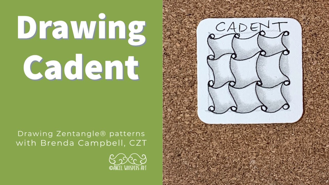 Zentangle® Patterns | Angel Whispers Art | Cadent - YouTube