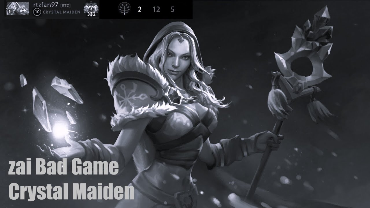 zai Crystal Maiden - Dota 2 Pro Dark Side [zai Bad Game #1] 4K - YouTube