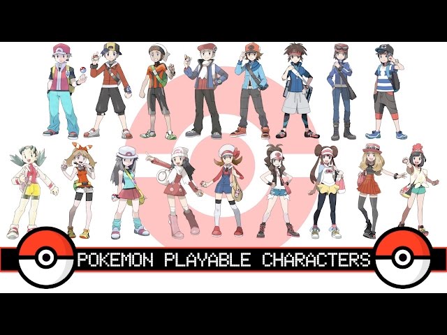 All Pokemon Protagonists Names - Infoupdate.org