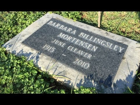 FAMOUS GRAVE TOUR: Leave It To Beaver Barbara Billingsley JUNE CLEAVER ...