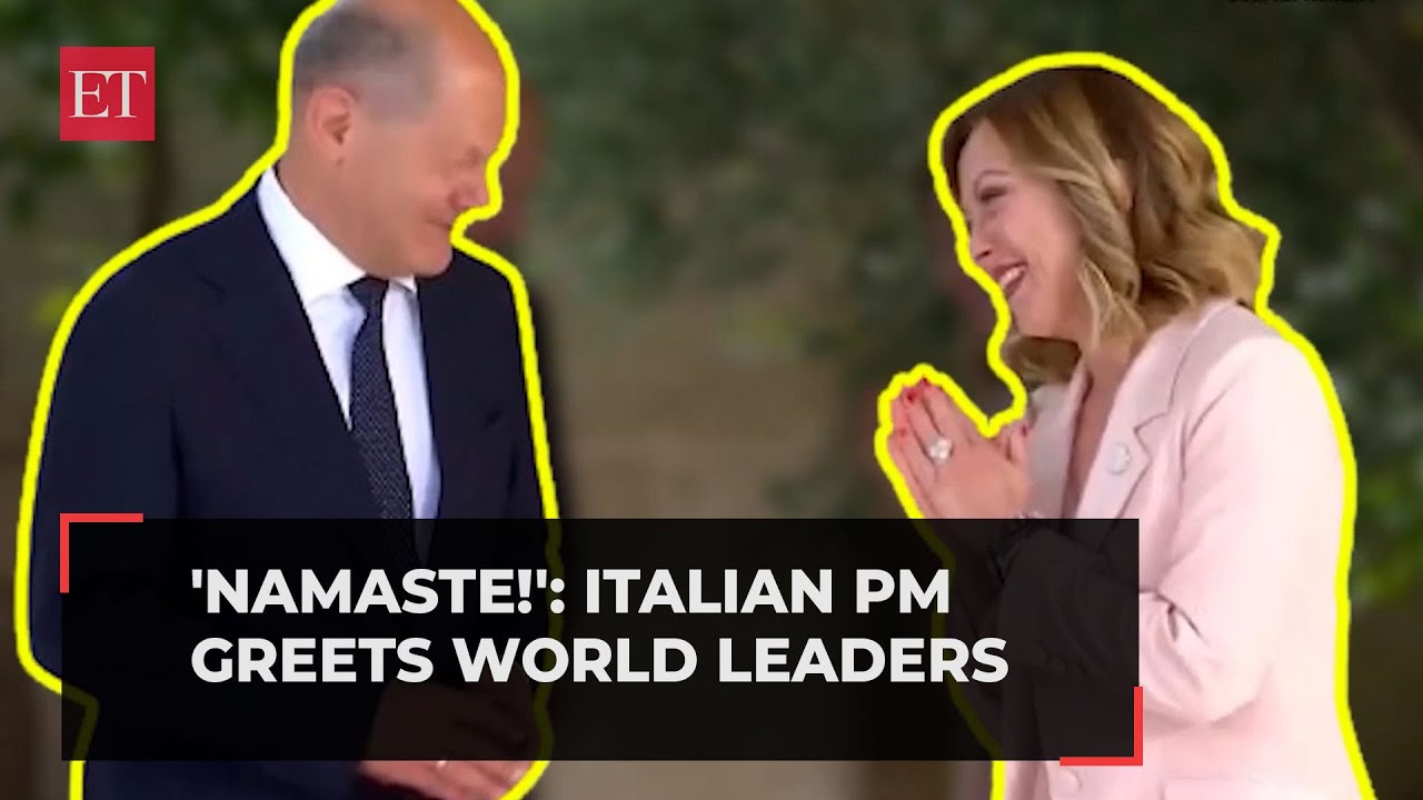 'Namaste!': Italian PM Meloni greets world leaders with Indian style ...