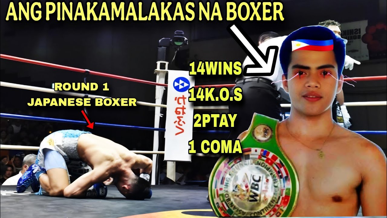 FIRST ROUND LAHAT MGA JAPANESE BOXER, GRABEH ANG PINOY BOXER NA TO ...