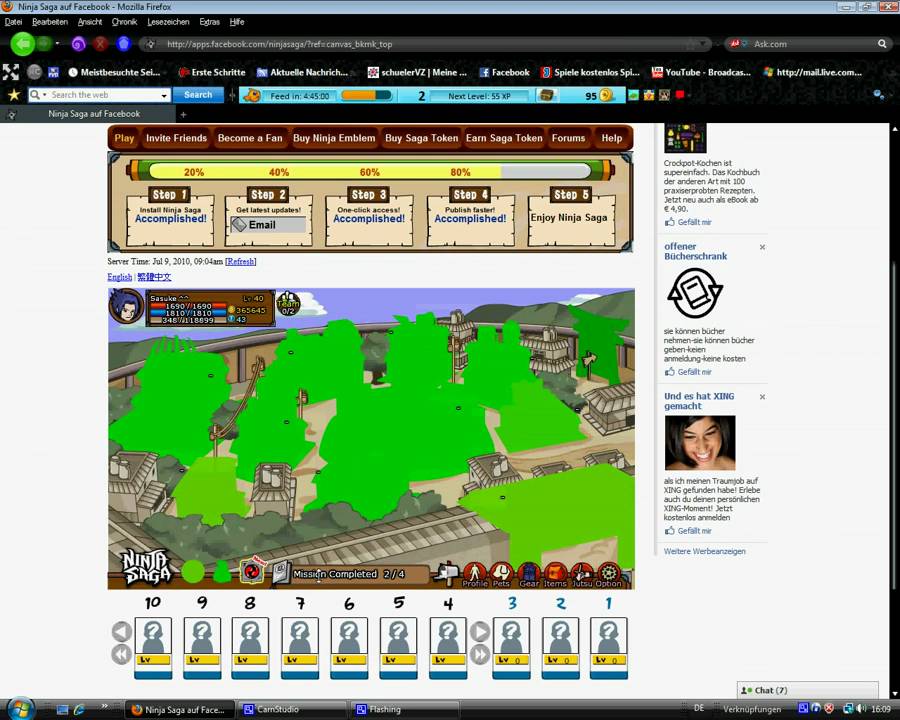 ninja saga part 3 guide - YouTube