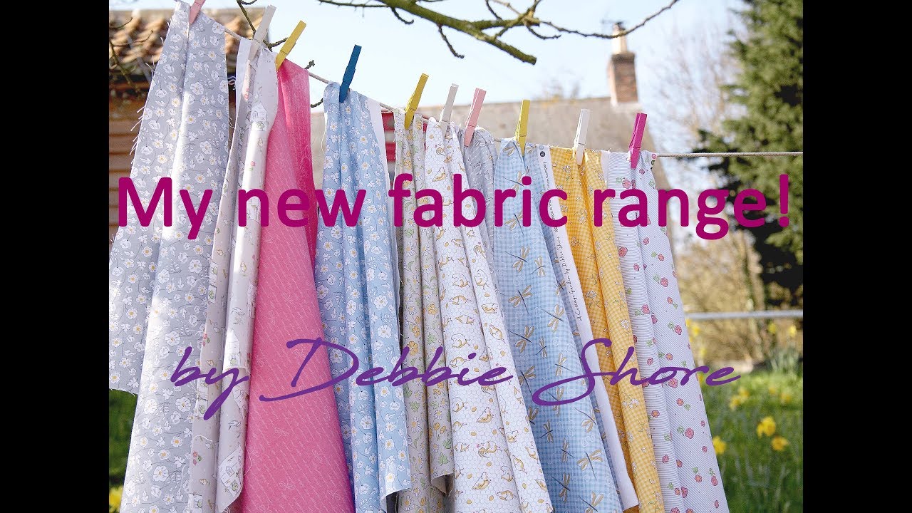 My new fabric range! by Debbie Shore - YouTube
