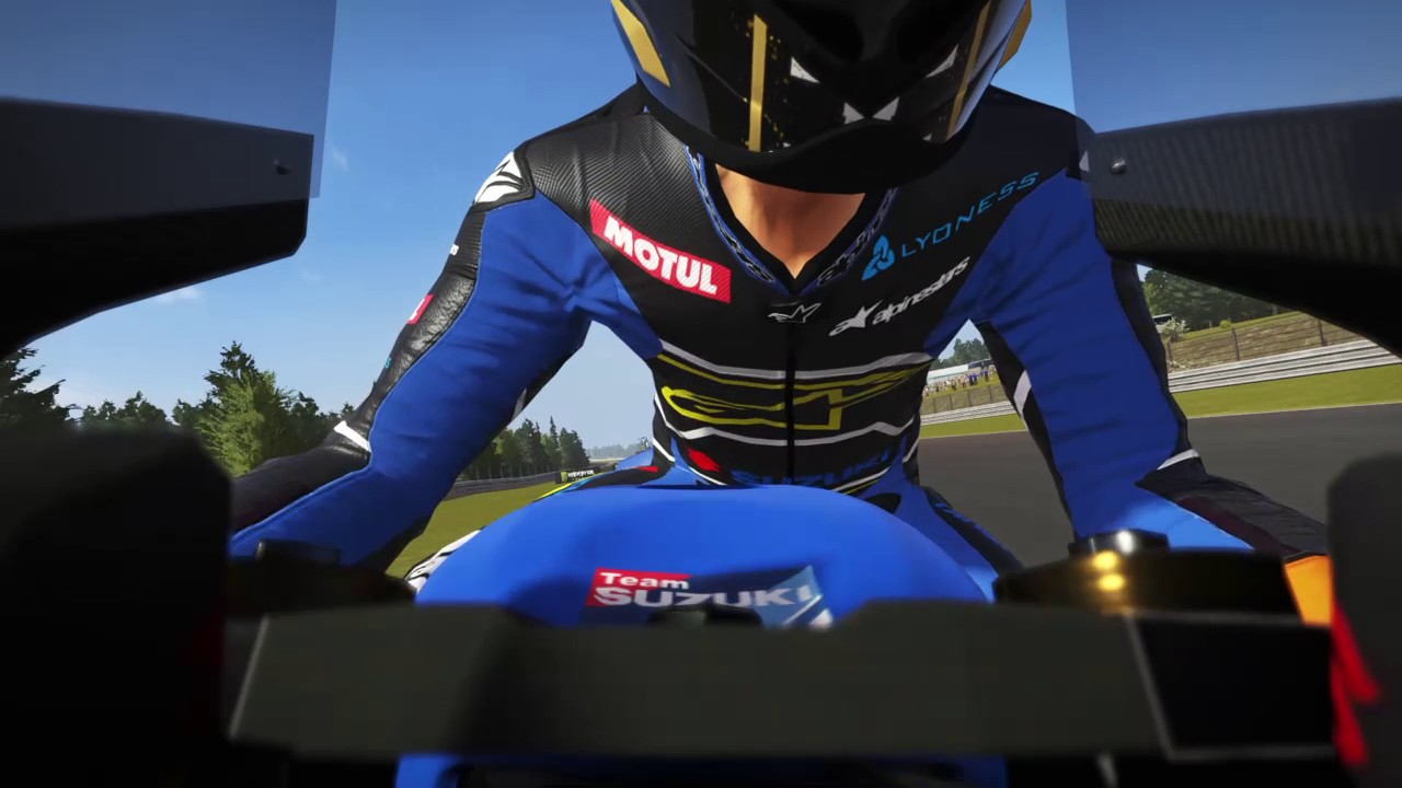 MotoGP™17 - BRNO - Handlebar Cam - SUZUKI - YouTube