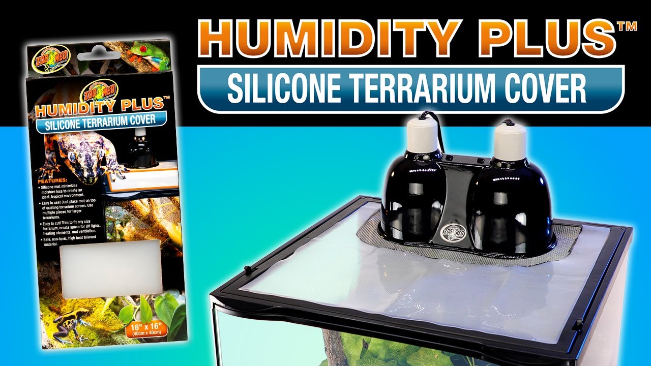 Humidity Plus™ Silicone Terrarium Cover - YouTube