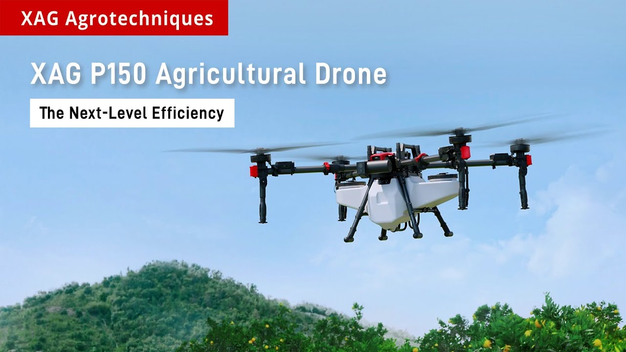 XAG P150 Agricultural Drone | The Next-Level Efficiency - YouTube