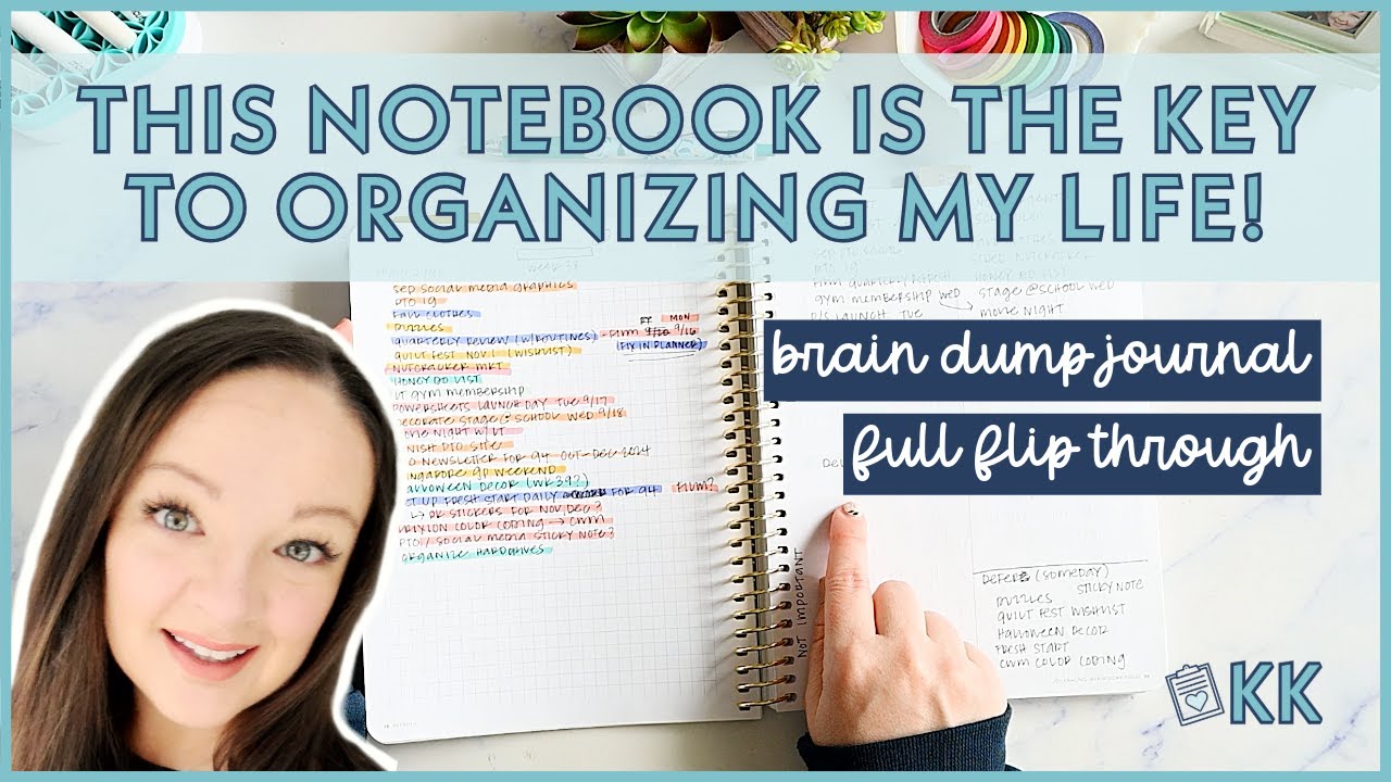 Brain Dump Journal Full Flip Through The Best To Do List Notebook that ...
