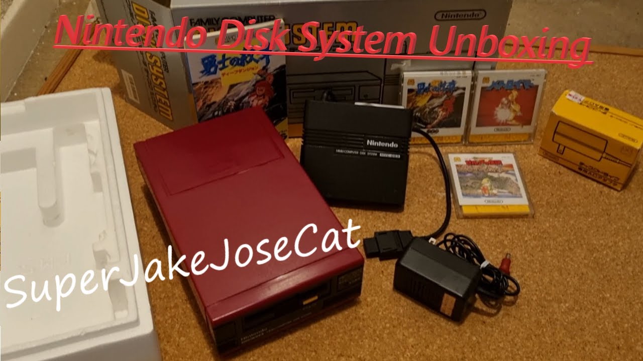 Nintendo Disk System Unboxing - YouTube