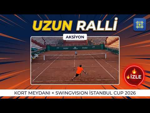 Uzun Ralliler 🎾🔥 | Cem Çinal vs Tarık Alabdullah | Kort Meydanı × SwingVision