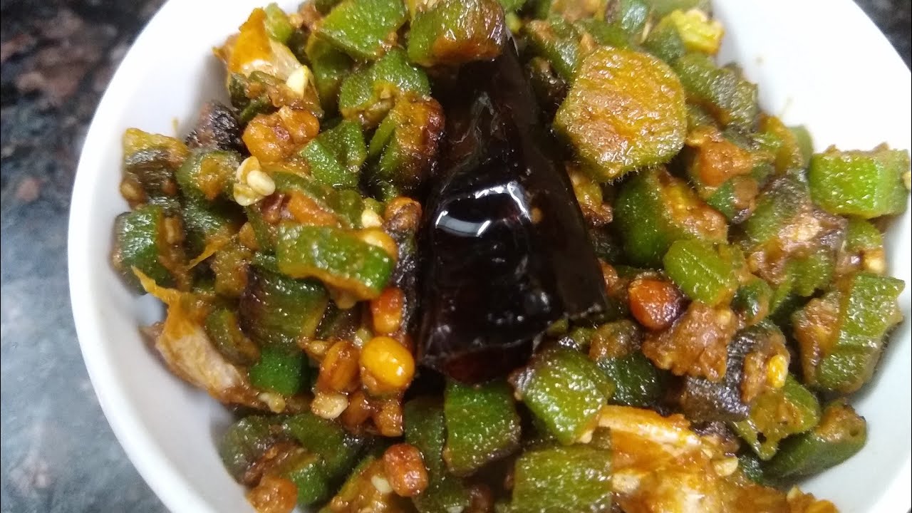 How to make Ladies finger fry ( vendakai fry) - YouTube