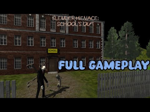 Slender Menace: School's Out Full Gameplay - YouTube