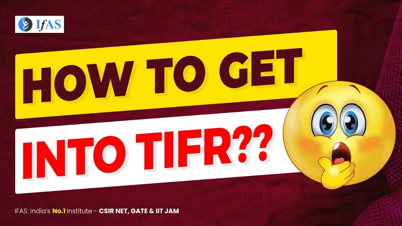 HOW TO GET INTO TIFR?? 😲🎓 | TIFR Exam 2024 | Let's Crack - YouTube