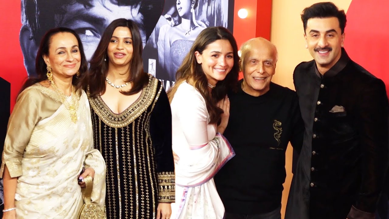 Mahesh Bhatt, Soni Razdan & Shaheen Grace The Celebration Of 100 Years ...