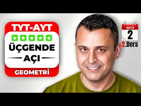 ÜÇGENDE AÇI | 2.Hafta 2.Ders | 2027 TYT_AYT Geometri 👌 | Kenan Kara