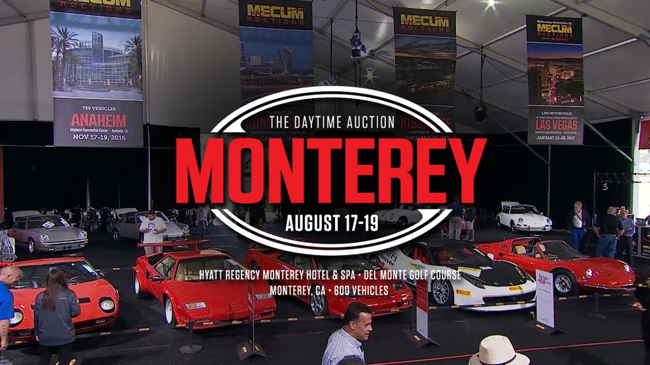 Mecum Monterey 2023 // August 17-19 // Hyatt Regency Monterey Hotel and ...