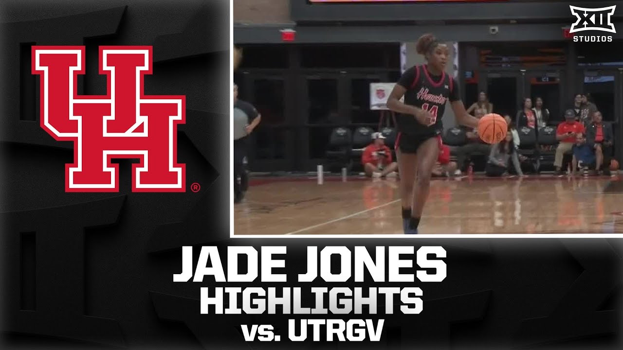Jade Jones Highlights vs. UTRGV | 2025-26 Big 12 Women's Basketball ...