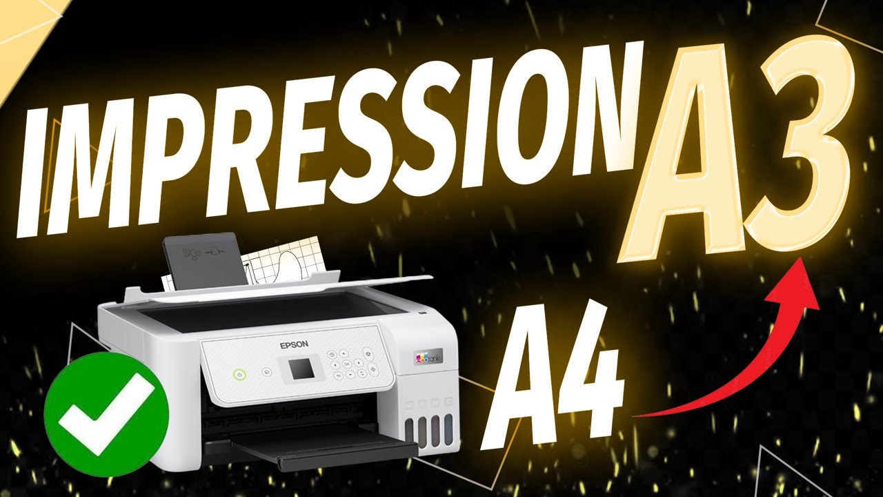 Comment imprimer en A3 sur une imprimante A4 - YouTube