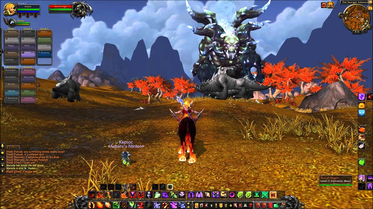 World of Warcraft Mists of Pandaria Sha of Anger Kun-Lai Summit World ...