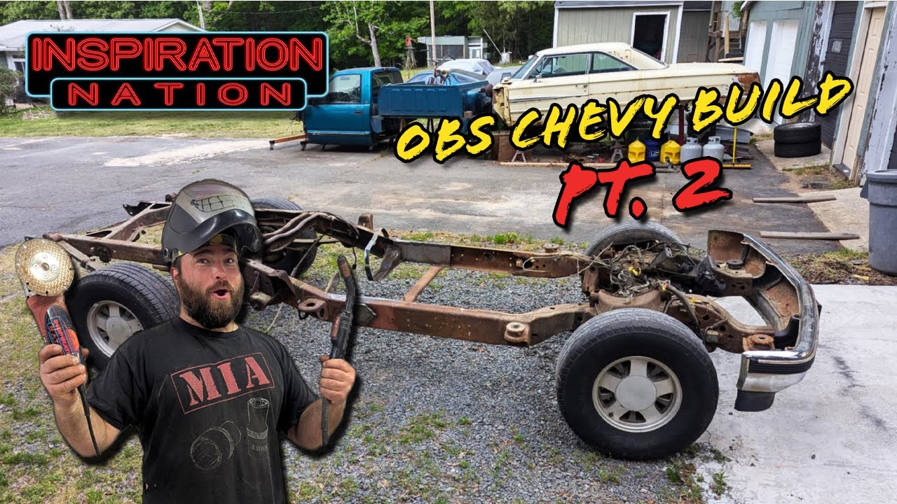 OBS Chevy Short Bed Swap: LET THE CUTTING BEGIN! - YouTube
