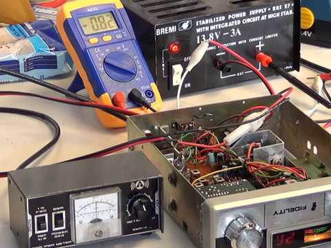 Measuring RF Output power on CB radios - Servicing CB radio on a ...