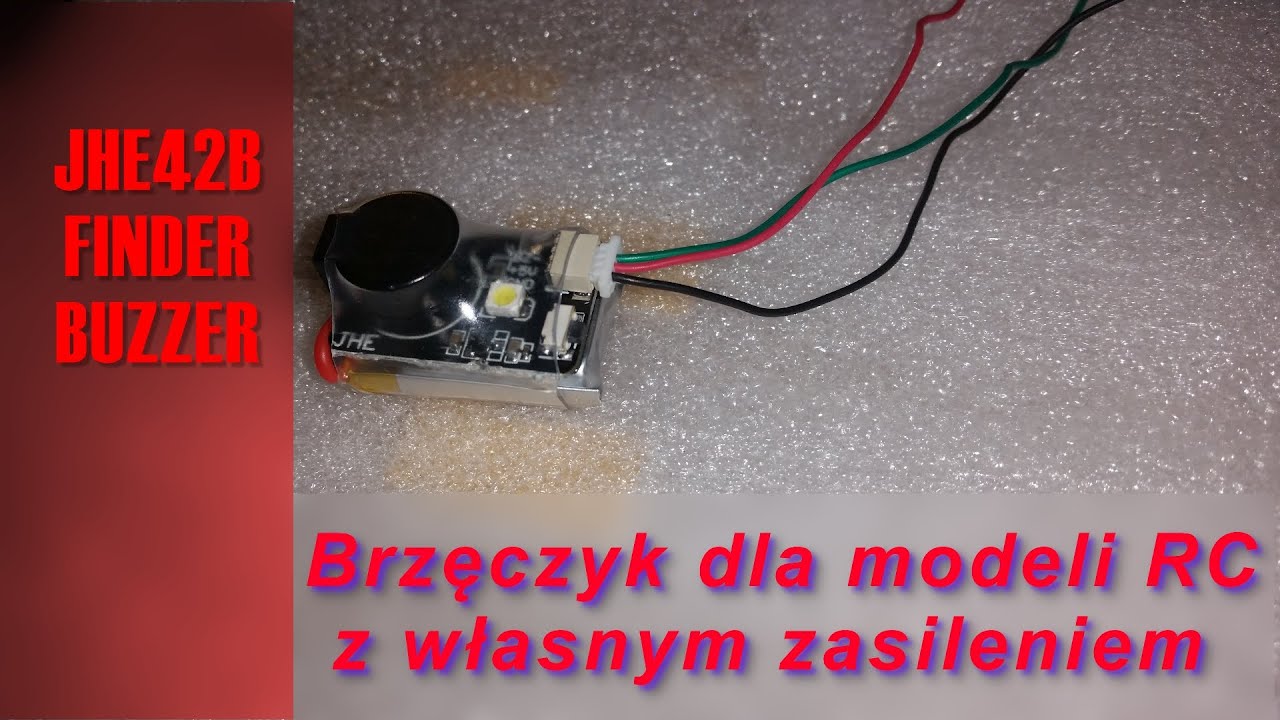 Drone Finder Buzzer JHE42B - sposób na znalezienie zagubionego drona RC ...