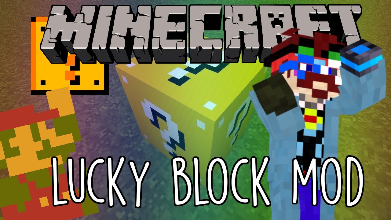 MINECRAFT MOD SHOWCASE: Lucky blocks mod (1.7.10) - YouTube