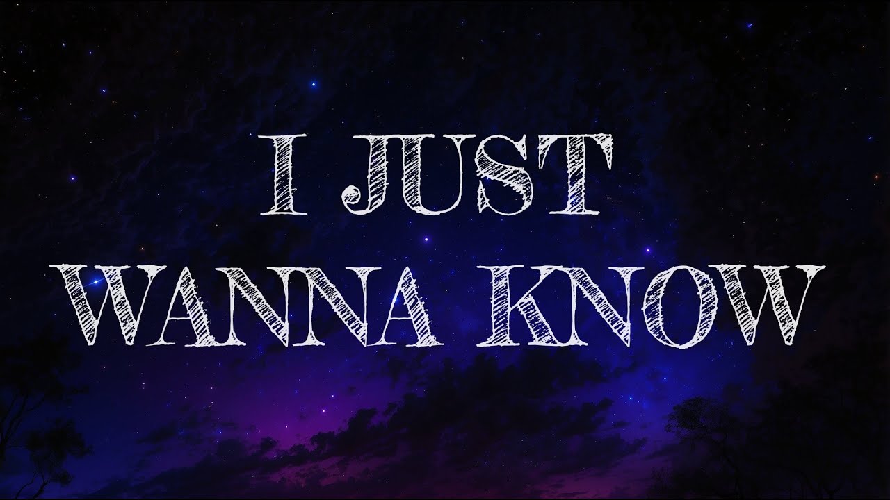 NF - I Just Wanna Know ( Lyrics ) - YouTube