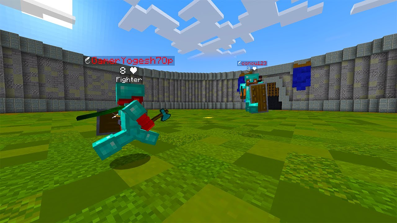 Defeating @ytnubplay In Axe PVP | Minecraft - YouTube