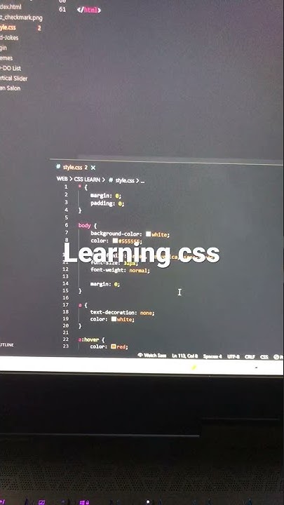 Web Development Devlog 4 - Learn HTML and CSS - YouTube